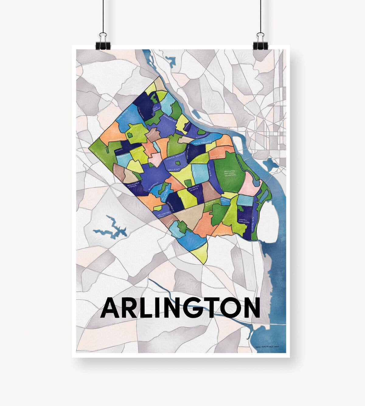 Arlington County Virginia Map